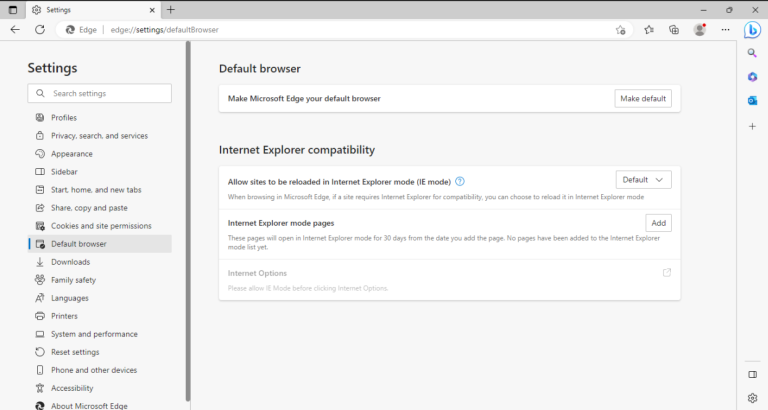 แก้ปัญหา Internet Explorer บน Windows 10/11 ด้วยการเปิด IE Mode ใน ...